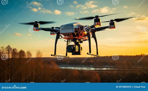 Autonomous Drone Data Collection With Iot Sensors Stock Illustration Illustration Of
