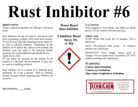 Rust Inhibitor 6 — Technichem