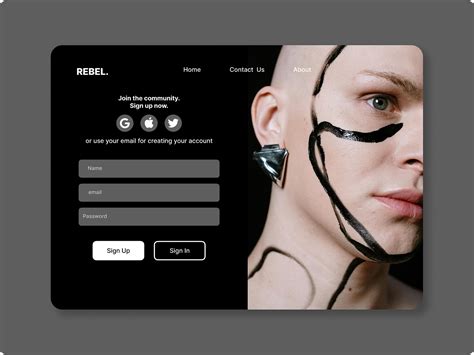 sign up interface ui by sanya singh on dribbble