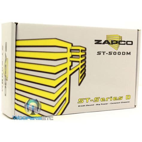 ST DM Zapco Monoblock Class D Low Range Amplifier