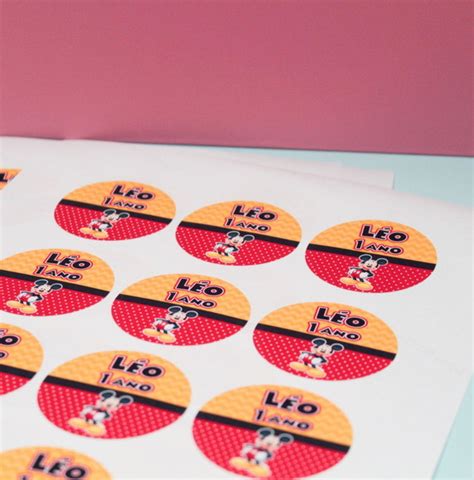 Cartela De Adesivos Personalizados X Cm Elo