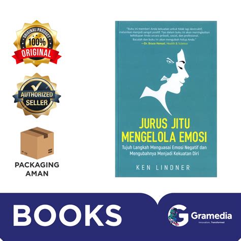 Jual Gramedia Bandung Jurus Jitu Mengelola Emosi Tujuh Langkah Menguasai Emosi Negatif Dan