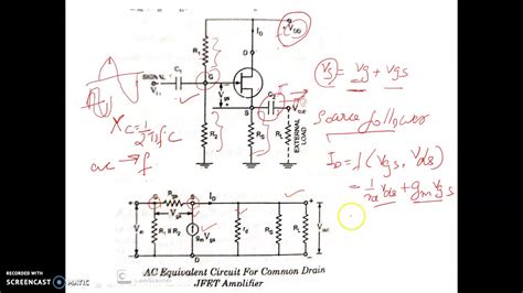 Common Drain Jfet Amplifier YouTube