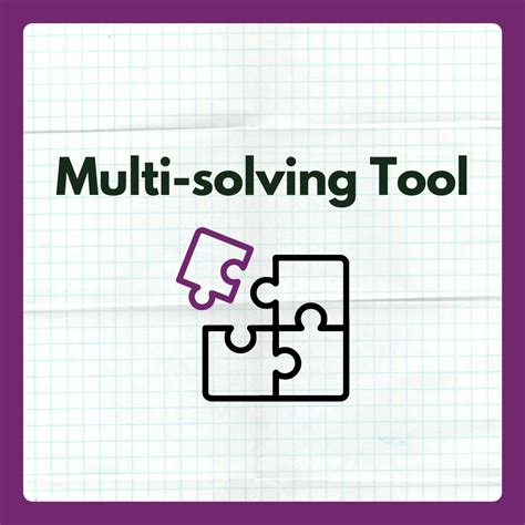 Multi Solving Tool — Youth Climate Lab Toolbox
