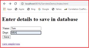 CRUD In Servlet With Examples Dot Net Tutorials