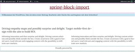 wordpress how to export and import a block theme webdesign oberwart