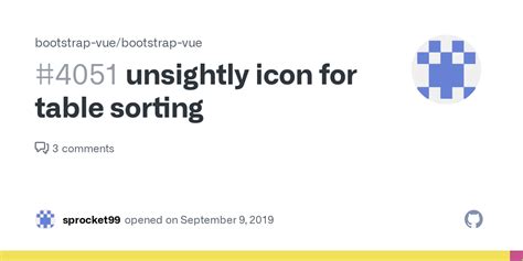 Unsightly Icon For Table Sorting · Issue 4051 · Bootstrap Vue