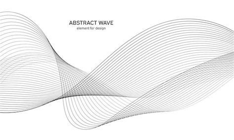 Premium Vector Abstract Background Wave Element For Design