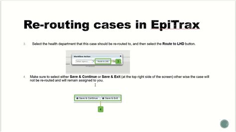 EpiTrax Training Re Routing Cases YouTube