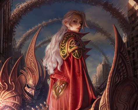 Judith Girl Fantasy Red Kyu Yong Eom Hd Wallpaper Pxfuel