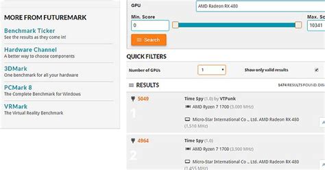 I Just Smashed The Time Spy World Record For The Ryzen 1700 And Rx480 Album On Imgur