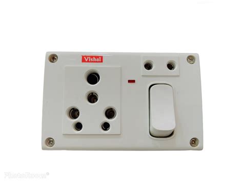 Vishal Plastic Switch Socket For Electric Fitting At Piece In Vijayawada