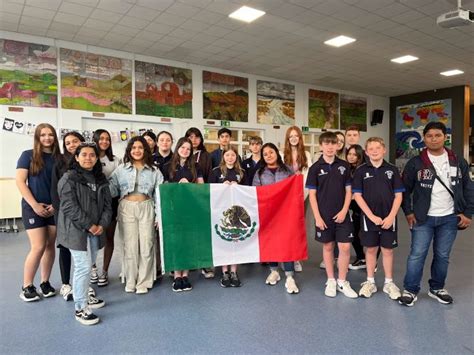 Mexican Students Uk Visit Thomas Adams School