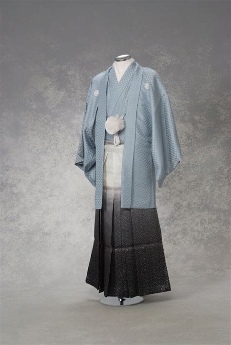 楽天市場レンタルNO 紋付袴レンタル水色たたき紋服紋服レンタル男物羽織袴結婚式新郎衣裳成人式卒業式送料無料足袋まで付いたフルセット色