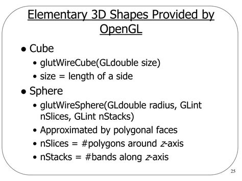 Ppt Opengl Computer Graphics Powerpoint Presentation Free Download
