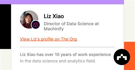 Liz Xiao Director Of Data Science At Machinify The Org