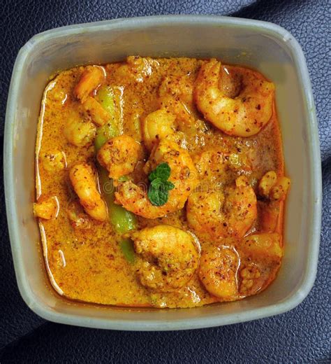 Homemade Mustard Prawn Curry Bengali Dish Stock Image Image Of Chili