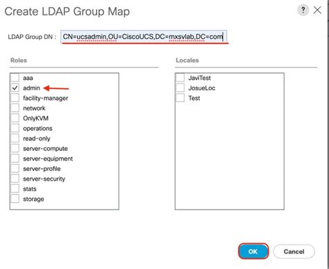 configure ldap in ucs manager cisco
