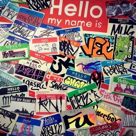 Hello My Name Is Stickers