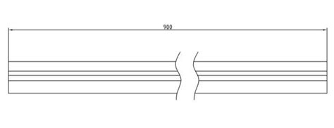 10mm Gap Black Shower Screen Door Seal Strip Length 900mm Glass 4 6mm