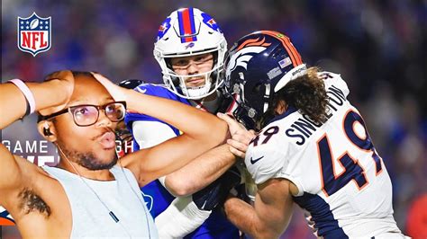 Josh Allen Sold Broncos Vs Bills Highlights Reaction Youtube
