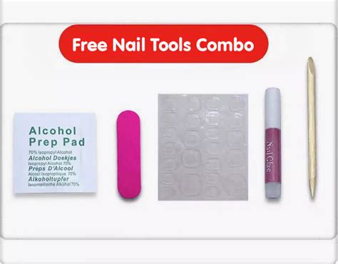Hello Kitty French Press On Nail Set In Kawaii Shop