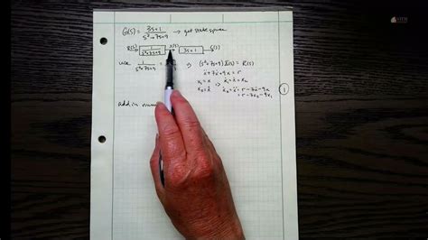 Transfer Function To State Space With Polynomial In Numerator And Denomi Transfer Function