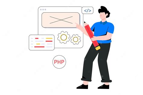 Premium Vector Web Development Flat Style Design Vector Illustration Stock Illustration