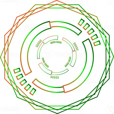 Tech Circle Technology Network Digital Science Icon Element Graphic Design Illustration 18868983 PNG