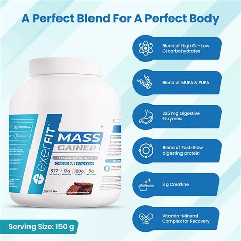 Buy Inlife Muscle Mass Gainer With Whey Protein Powder Body Building