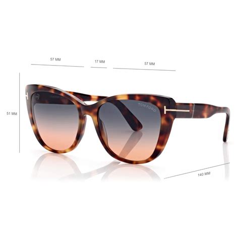 Tom Ford Nora Sunglasses Cat Eye Sunglasses Honey Ft0937