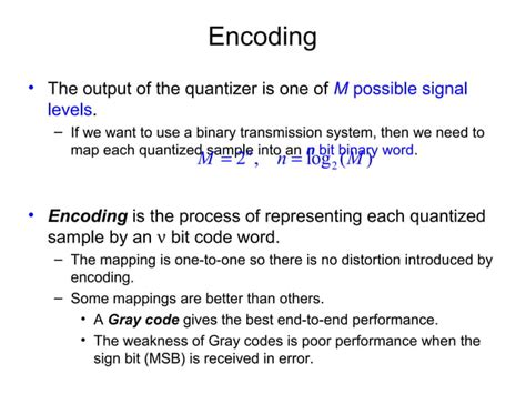 L 1 5 Sampling Quantizing Encoding Pcm PPT