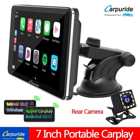 CARPURIDE 7 WIRELESS Apple Carplay Android Auto Tragbares Autoradio