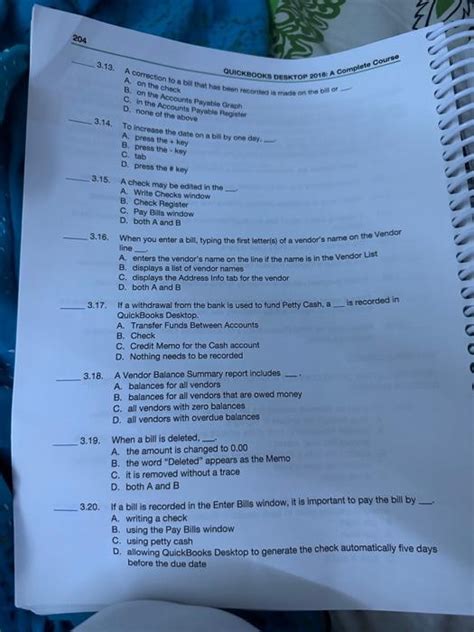 Solved Chapter 3 End Of Chapter Questions Pages 203 205