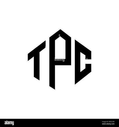 Tpc Letter Logo Design With Polygon Shape Tpc Polygon And Cube Shape