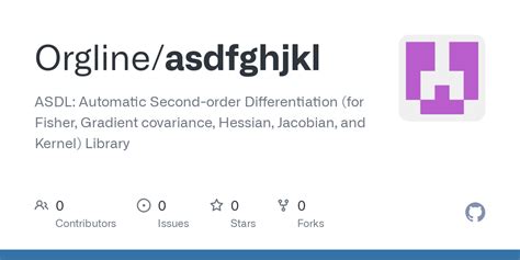 Github Orglineasdfghjkl Asdl Automatic Second Order