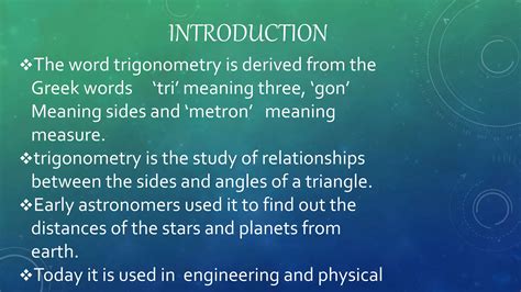 Trigonometry Pptx Technology And Computing