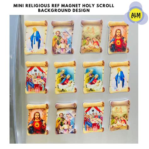 Mini Religious Ref Magnet Holy Scroll Background Design Lazada Ph