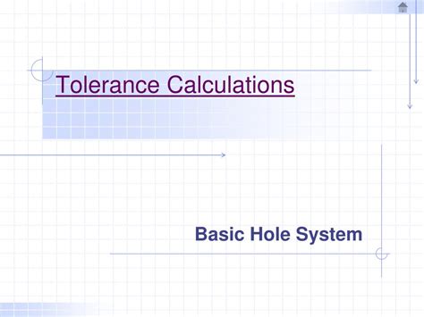Ppt Tolerance Calculations Powerpoint Presentation Free Download Id 758903