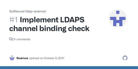 Implement LDAPS Channel Binding Check Issue 1 GoSecure Ldap