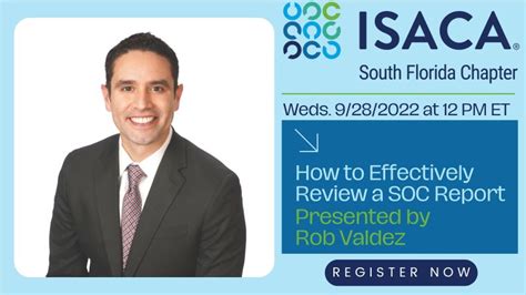 Rob Valdez Cpa Cisa Cism On Linkedin Soc Isaca Risk Cybersecurity