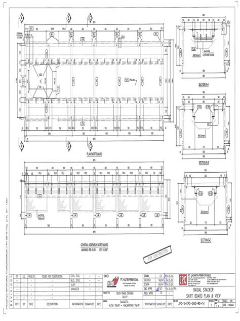 Jpc S Kpc Dwg Rs 14 Radial Stacker Radial Stacker Skirtboard Plan