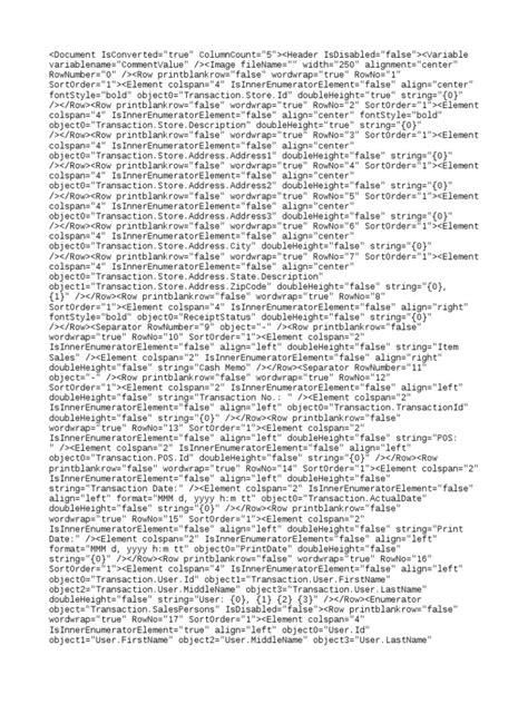 Xml To Show Comment On Receipt Pdf Receipt Trade