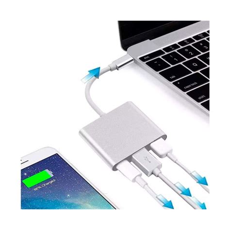 Adaptador Hub Tipo C A Tipo C Hdmi Y Usb 30