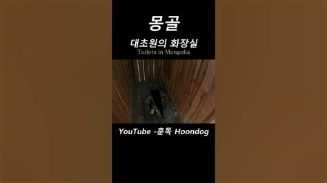 몽골 대초원의 흔한 화장실 세계여행 Shorts 몽골 화장실 Youtube