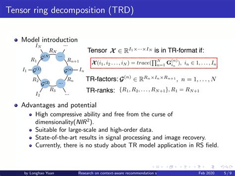 Tensor Based Recommendation System Pdf