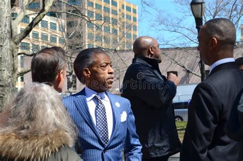 Reverend Al Sharpton At Anti Trump Rally The Night Before Inauguration
