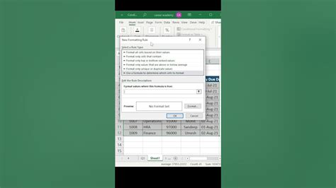 Cells Highlight In Excel Advance Rule Excel Exceltricks Exceviral