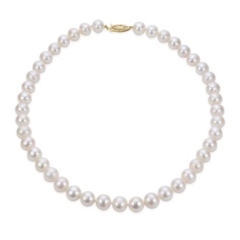 Imperial Pearls 14k 7 7 5mm Cultured Freshwater Pearl Necklace