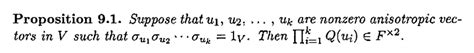 Linear Algebra Invariants Of Quadratic Space Over Finite Field